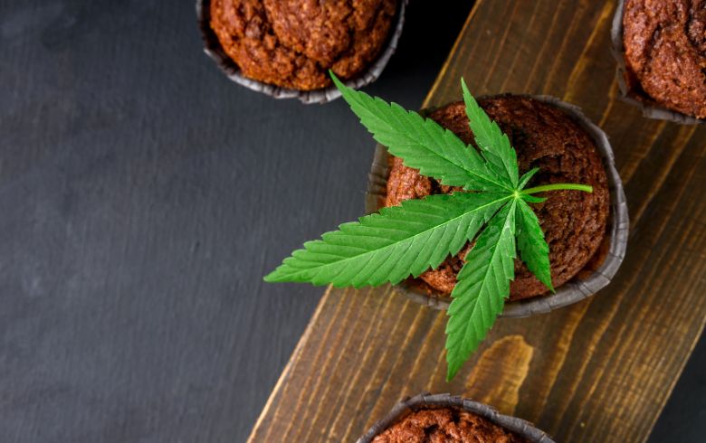 Muffins de chocolate con marihuana